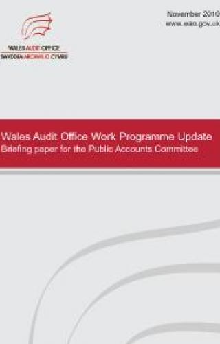 Wales Audit Office Programme of Value For Money Studies 2010 | Audit Wales